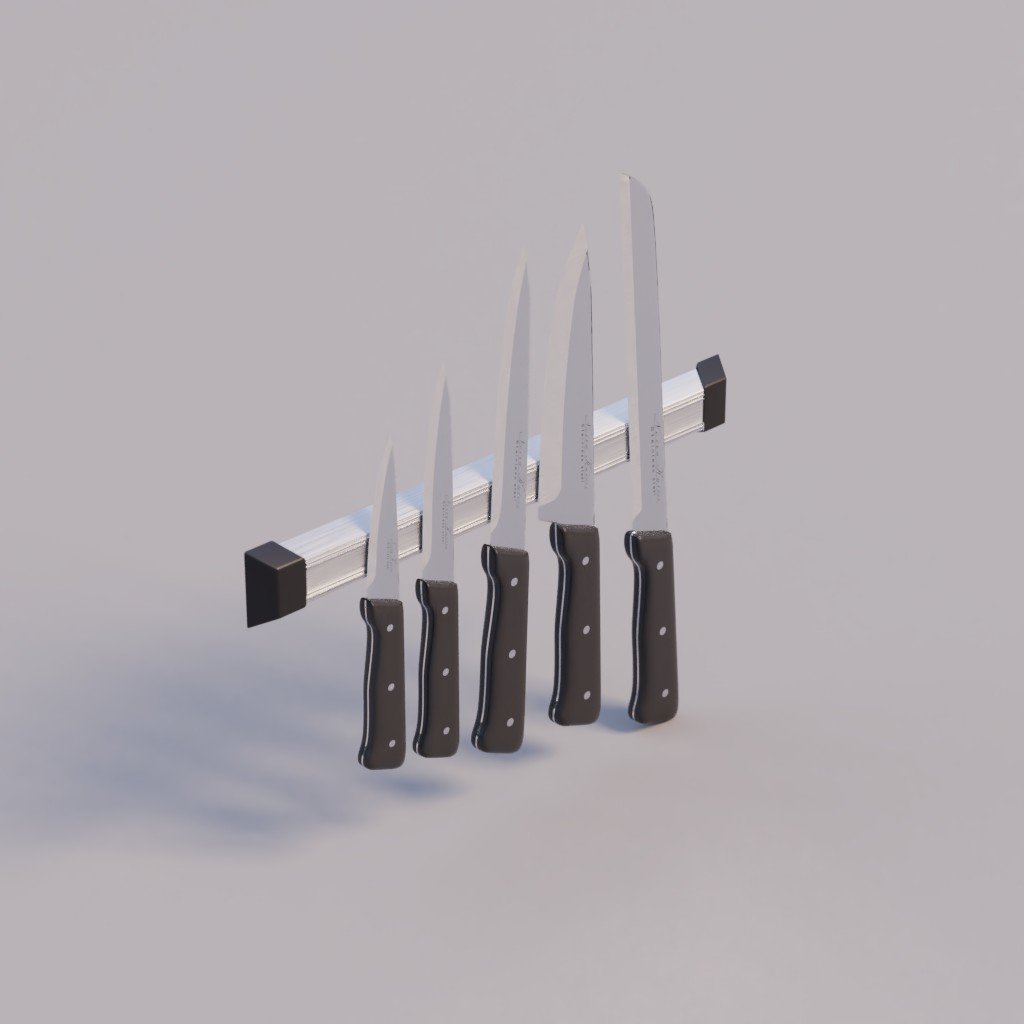 kitchen knives | Kitchenware models | BlenderKit