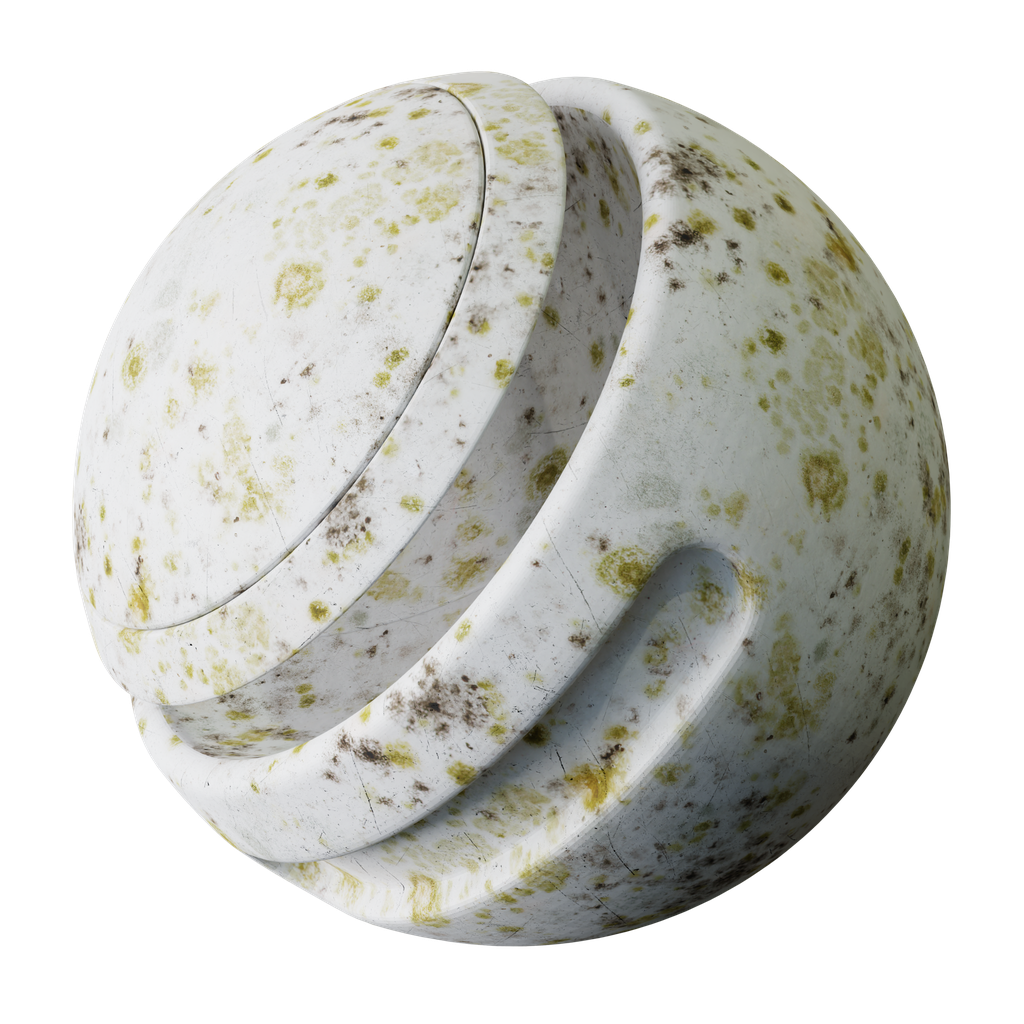 Molt on wall | FREE dirt materials | BlenderKit