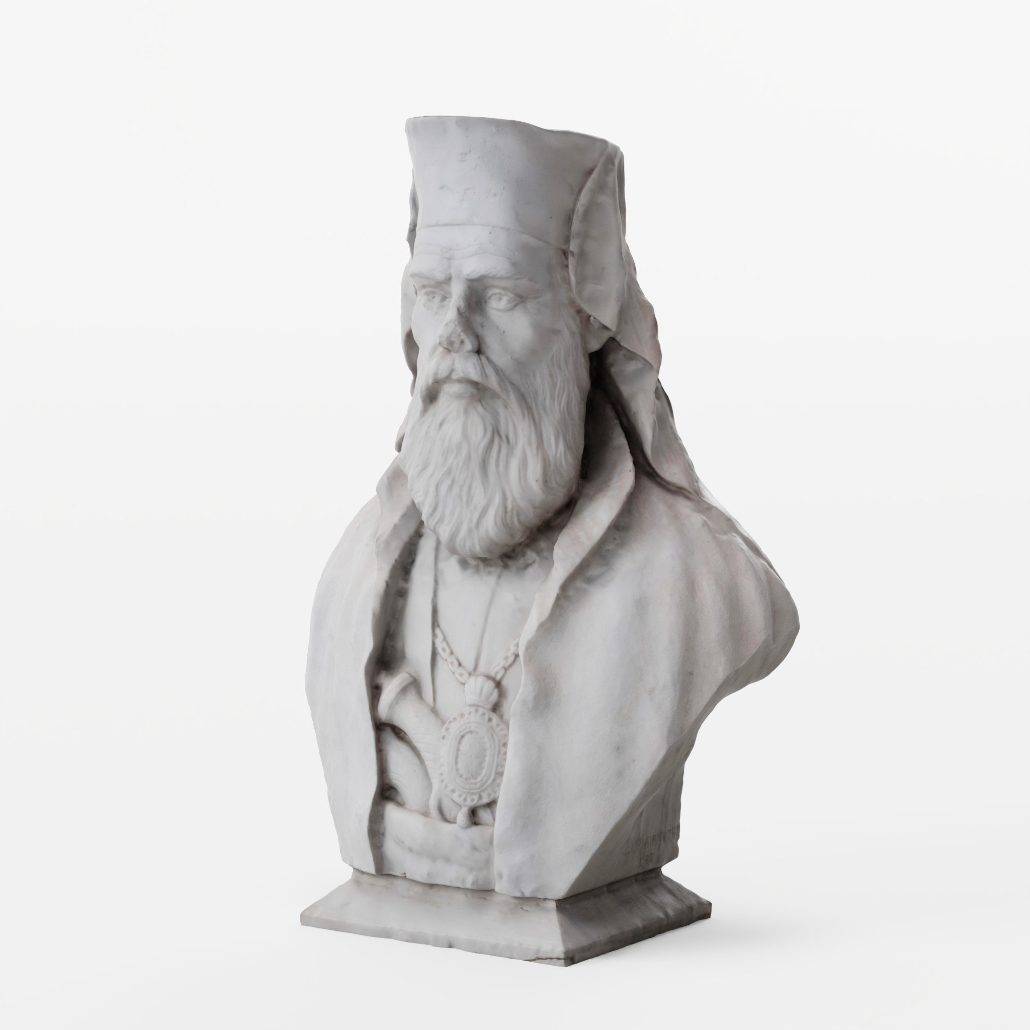 Orthodox priest bust | Interior Sculptures models | BlenderKit