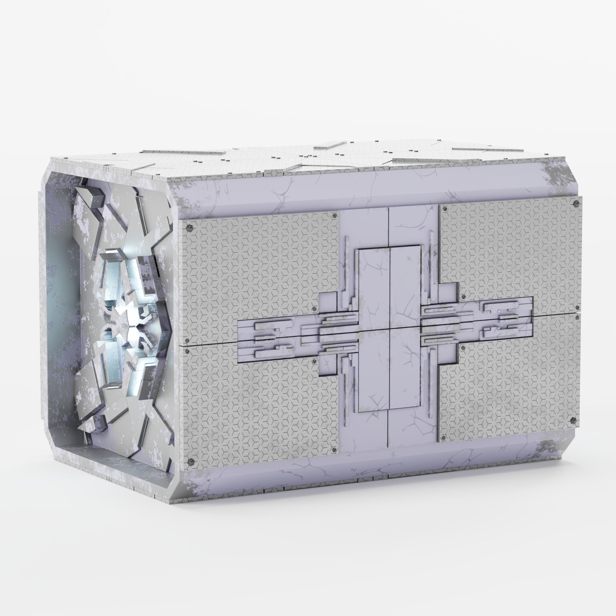 Sci-Fi Crate | Architecture models | BlenderKit