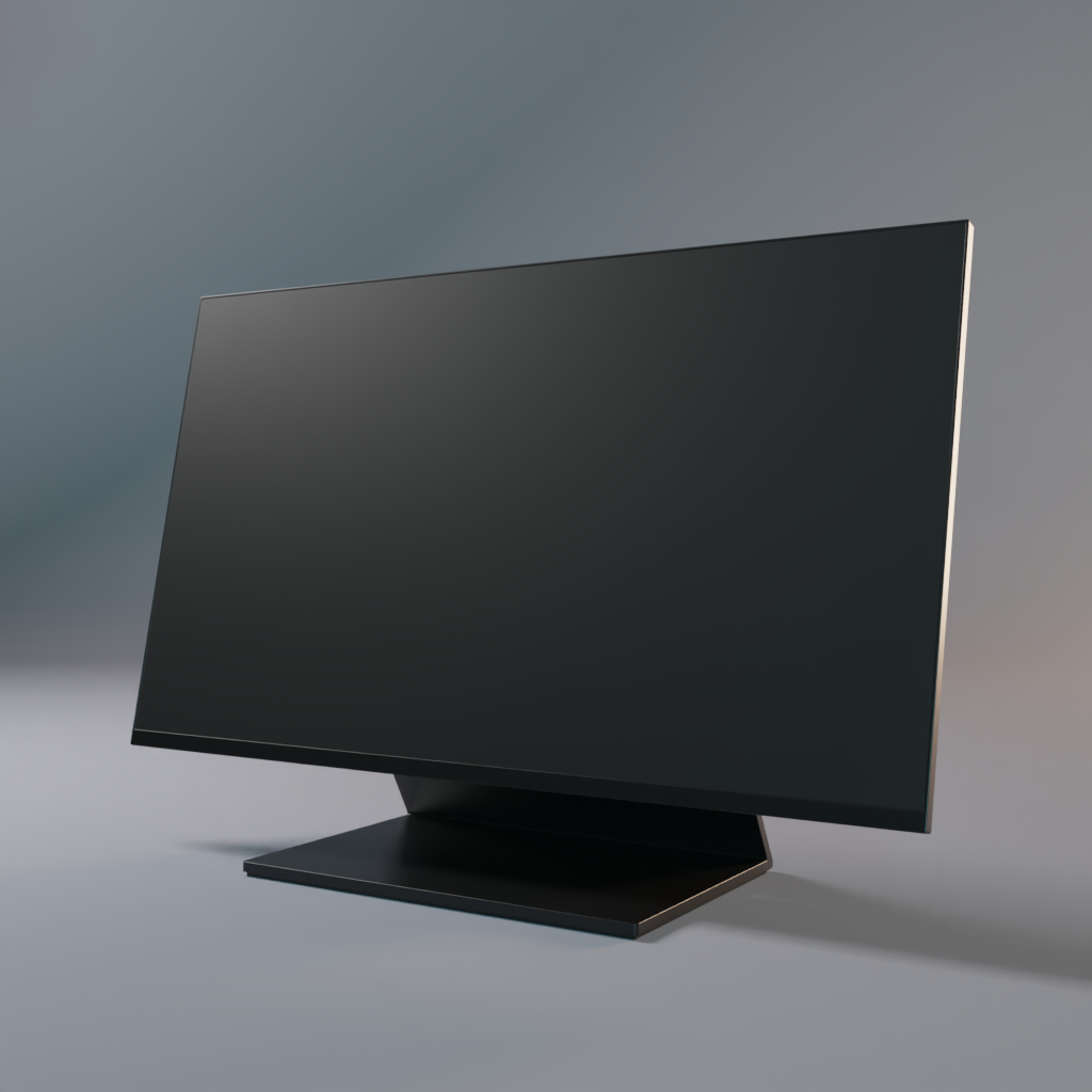 Modern Monitor | FREE Monitors models | BlenderKit