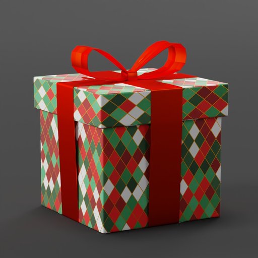 Premium Christmas Gift Box | Holiday Decorations models | BlenderKit