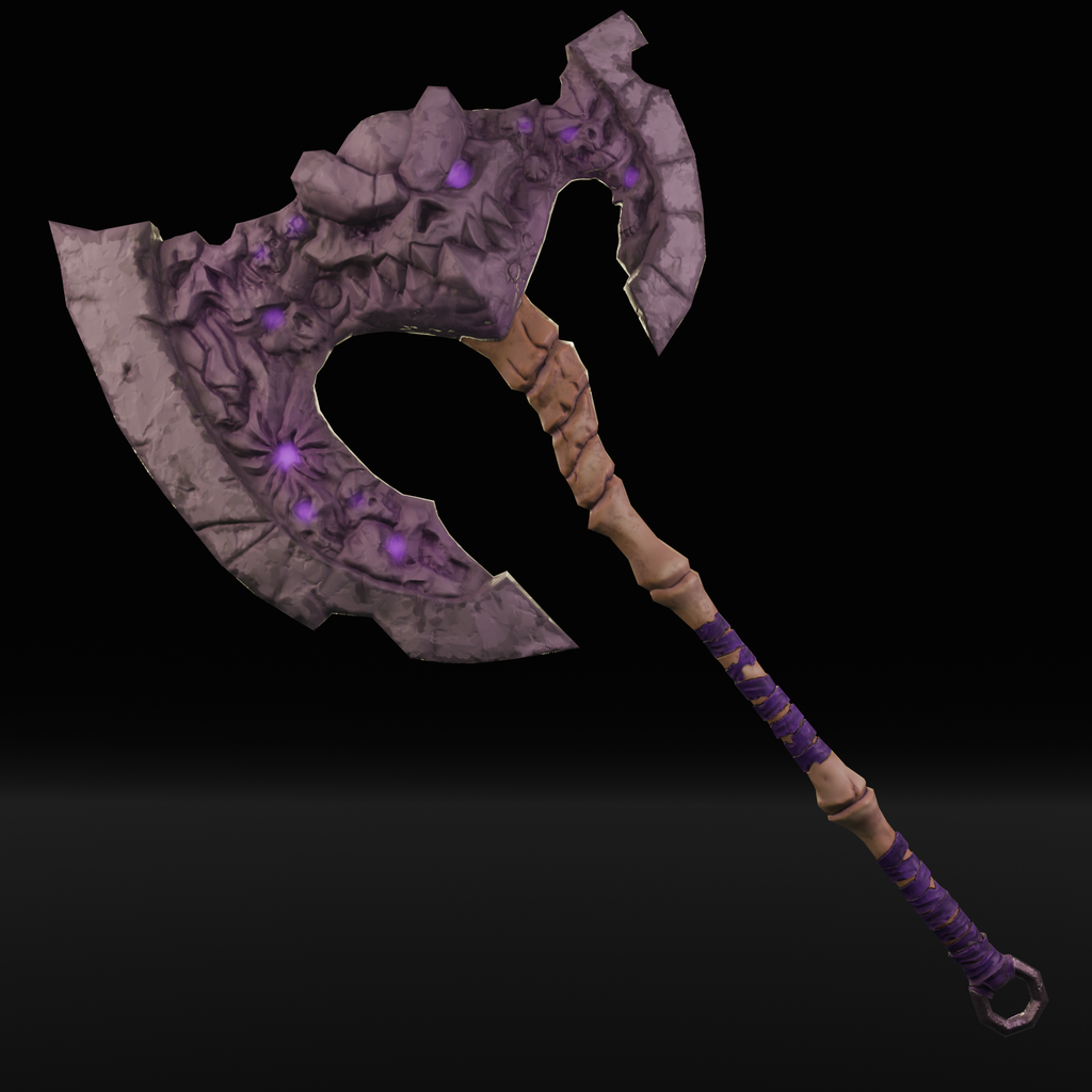 Axe Stylized - Lowpoly | Characters models | BlenderKit