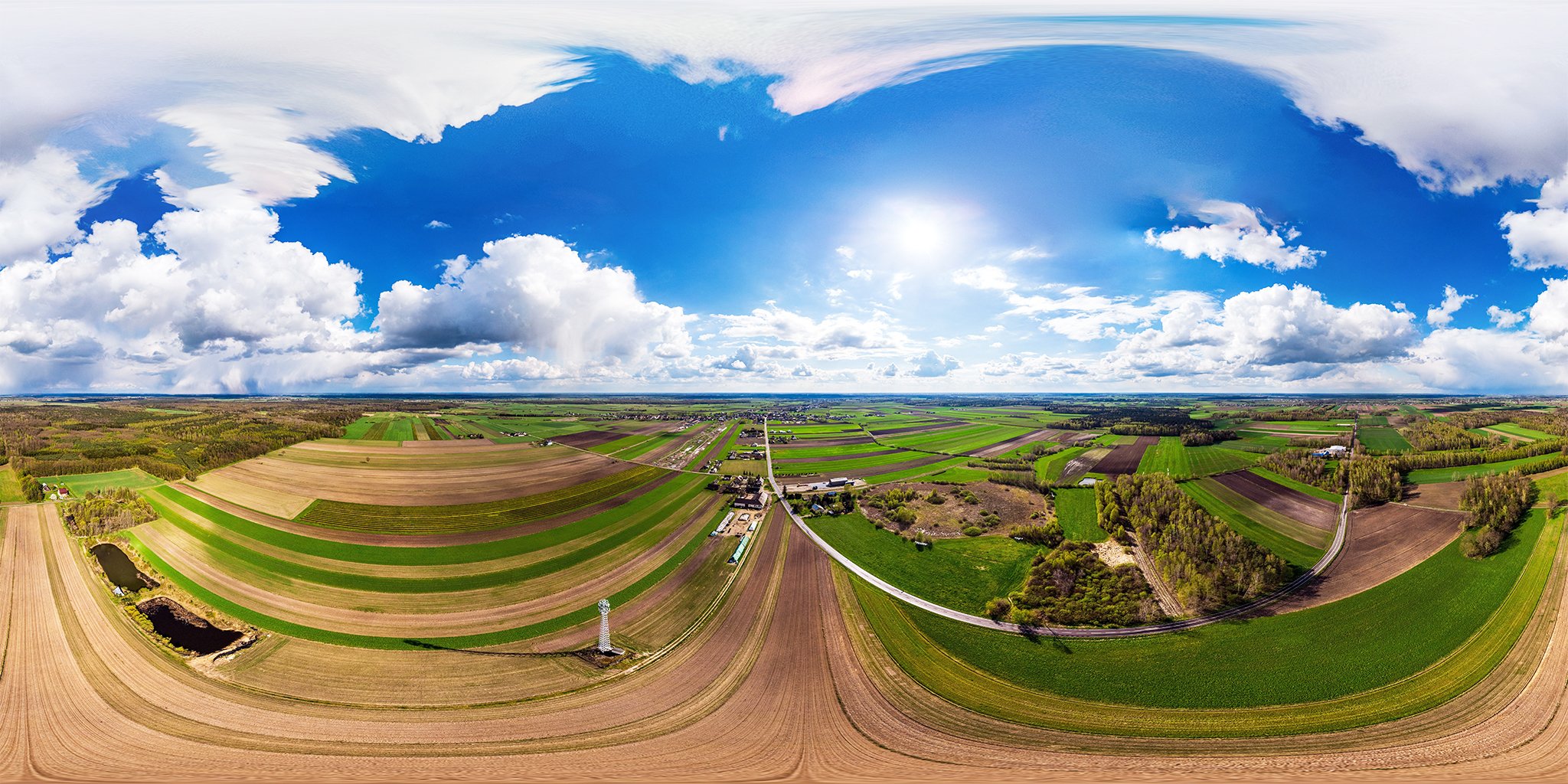 Crops farmland | FREE 3D Nature HDRs | BlenderKit