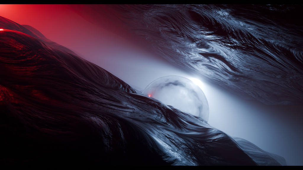 Explorer in Alien Cavern | FREE Fantasy scenes | BlenderKit