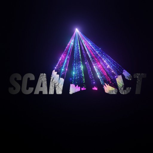 Text Scan Effect - Geometry Node | Typography scenes | BlenderKit