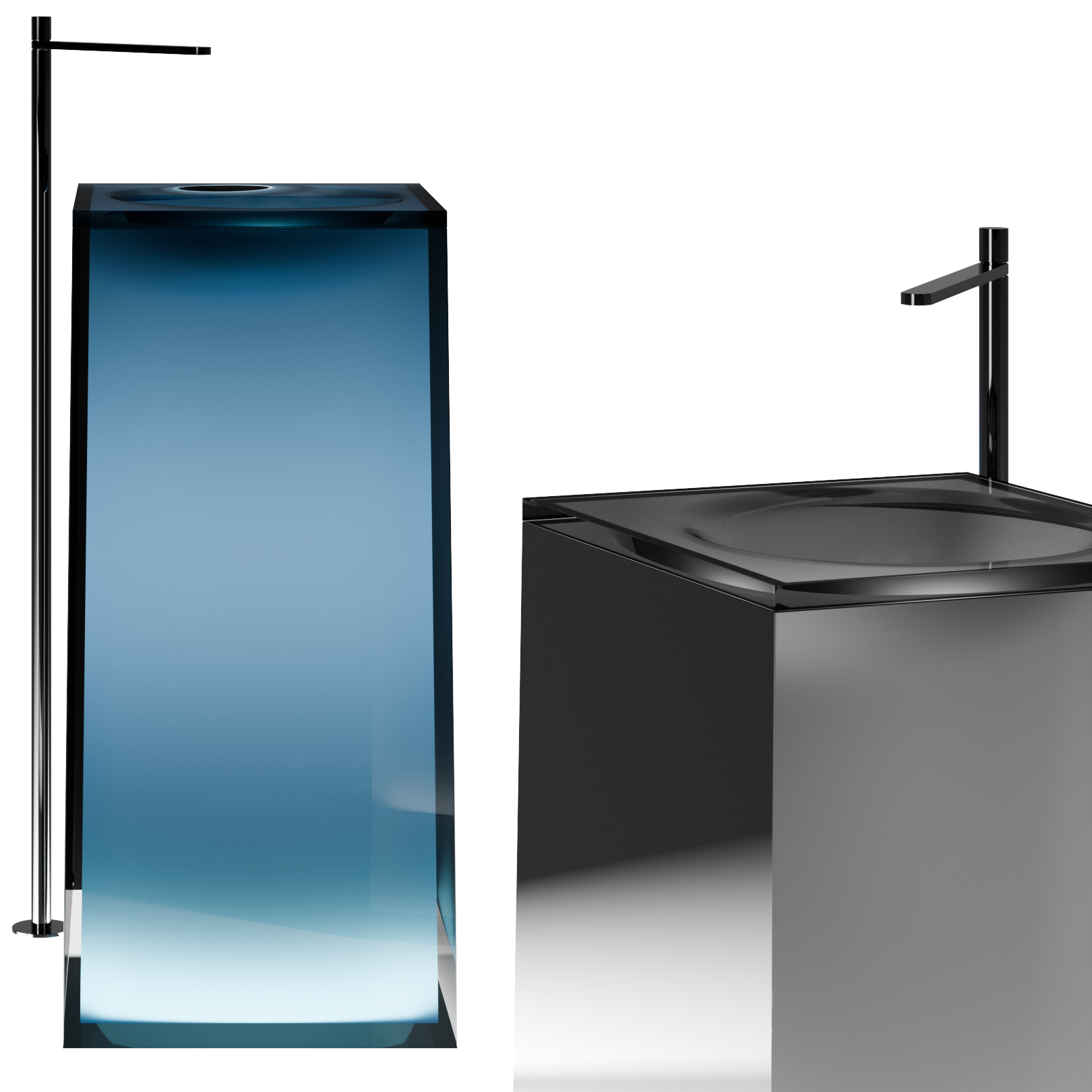 Astro Pedestal Sink LED | Wash Basins models | BlenderKit