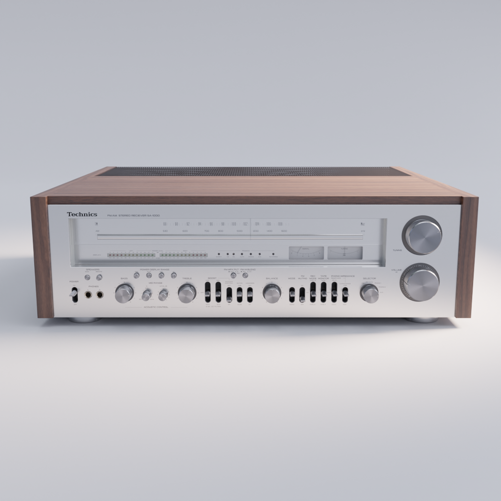 Technics sa1000 | Audio Devices models | BlenderKit