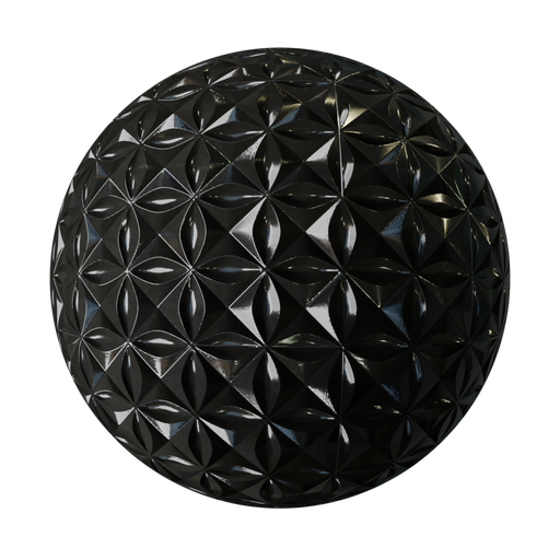 Black decorative tile | FREE tiles materials | BlenderKit