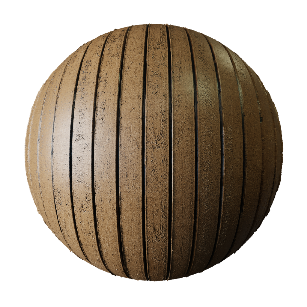 BlenderKit | Download the FREE Grooved Wooden Planks material