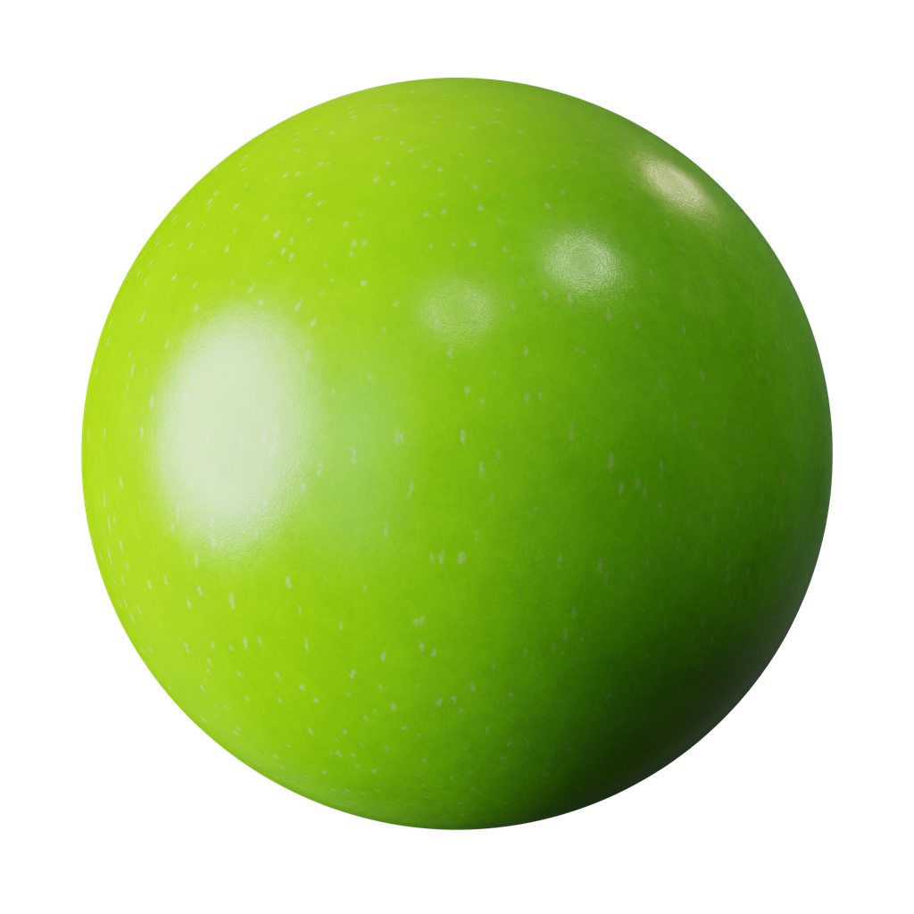 Procedural Green Apple | FREE organic materials | BlenderKit