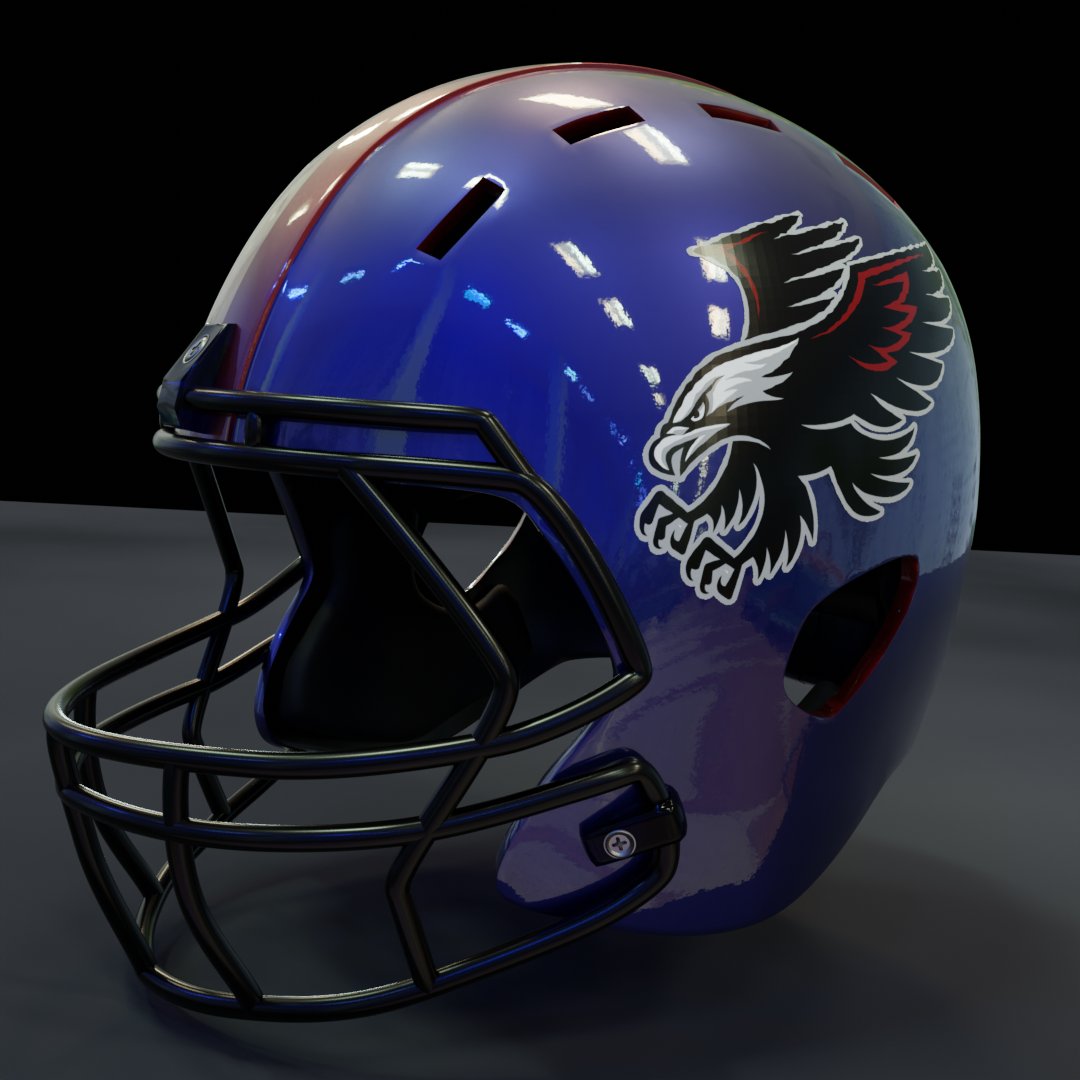 Football Helmet | FREE Headwear models | BlenderKit