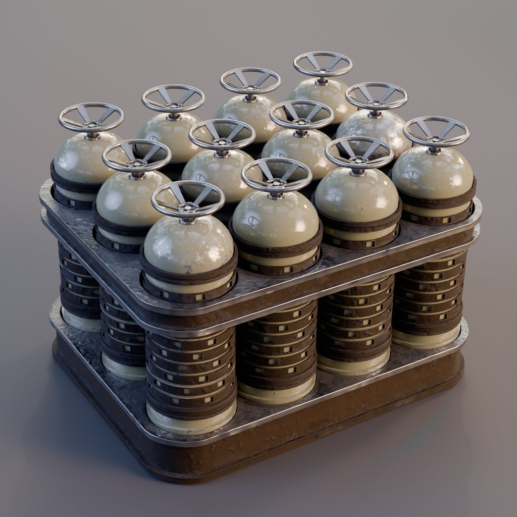 Sci-Fi Capsules | Industrial Equipment models | BlenderKit