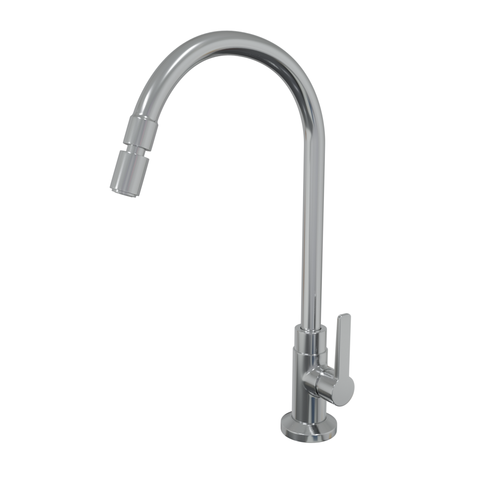 Gali high spout kitchen tap | FREE Kitchen Faucets models | BlenderKit