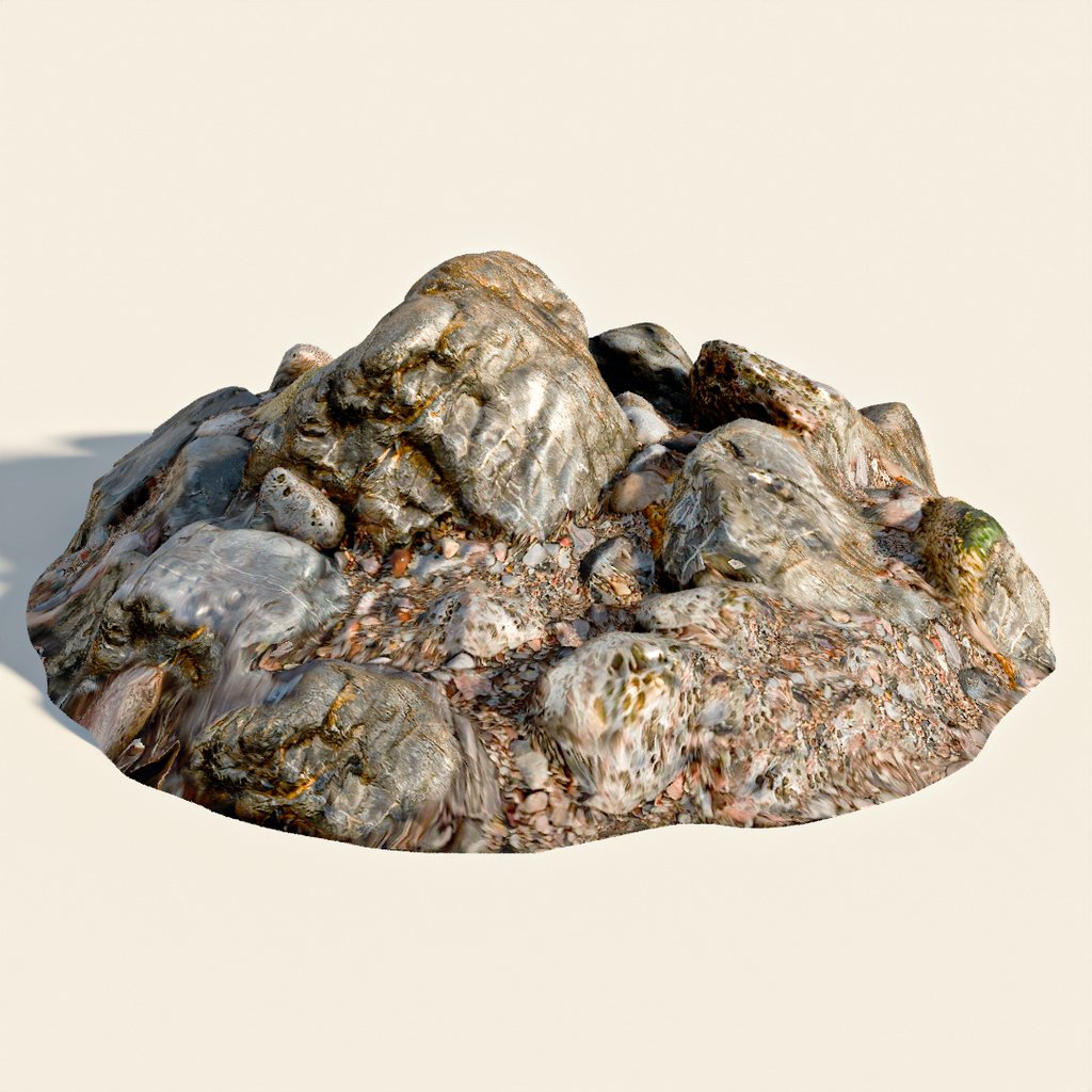 Beach Rocks | Terrains models | BlenderKit