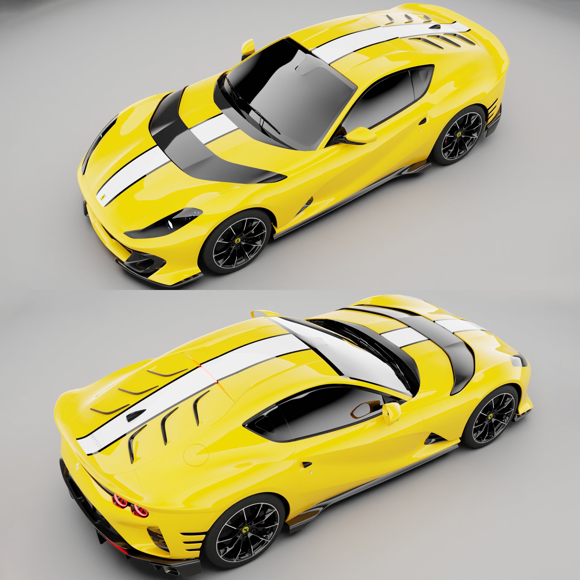 Ferrari 812 Competizione | Race Cars models | BlenderKit
