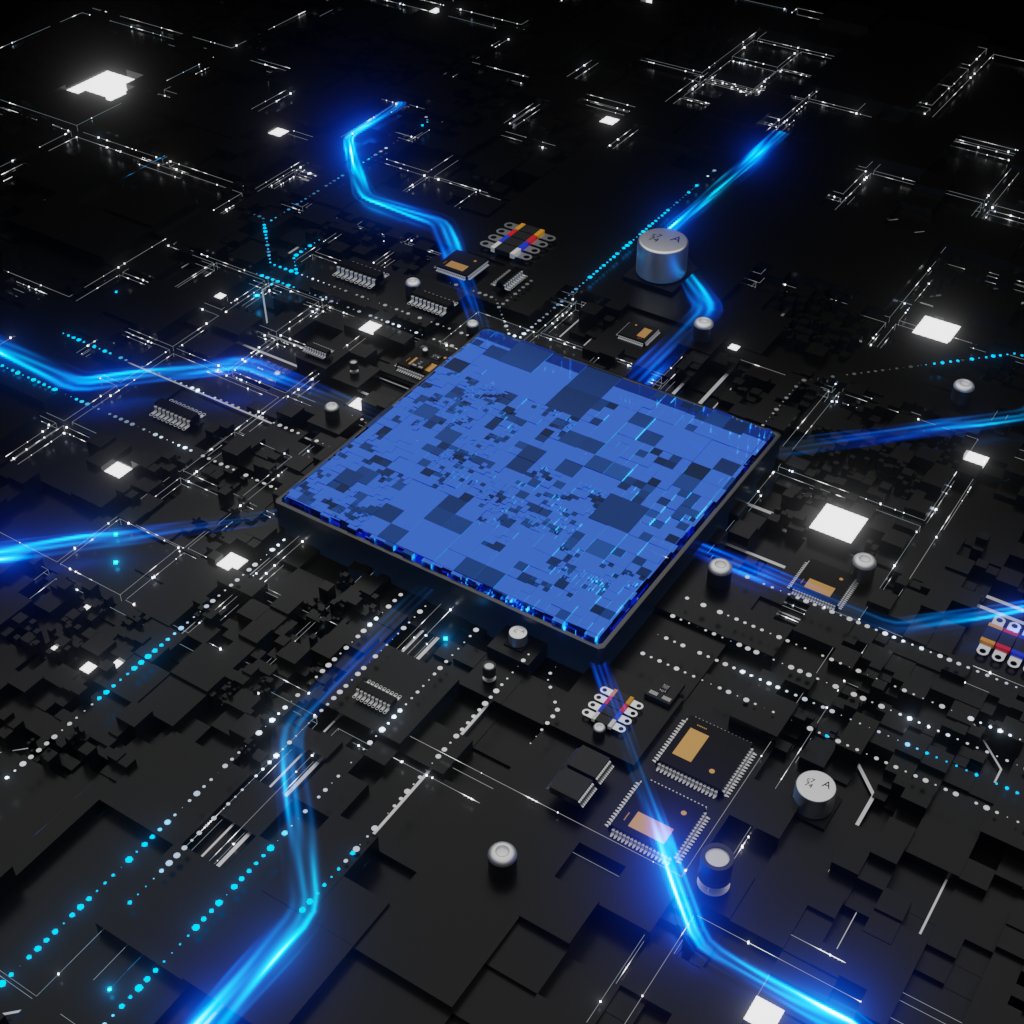 Chip Activation Concept | Sci-fi scenes | BlenderKit