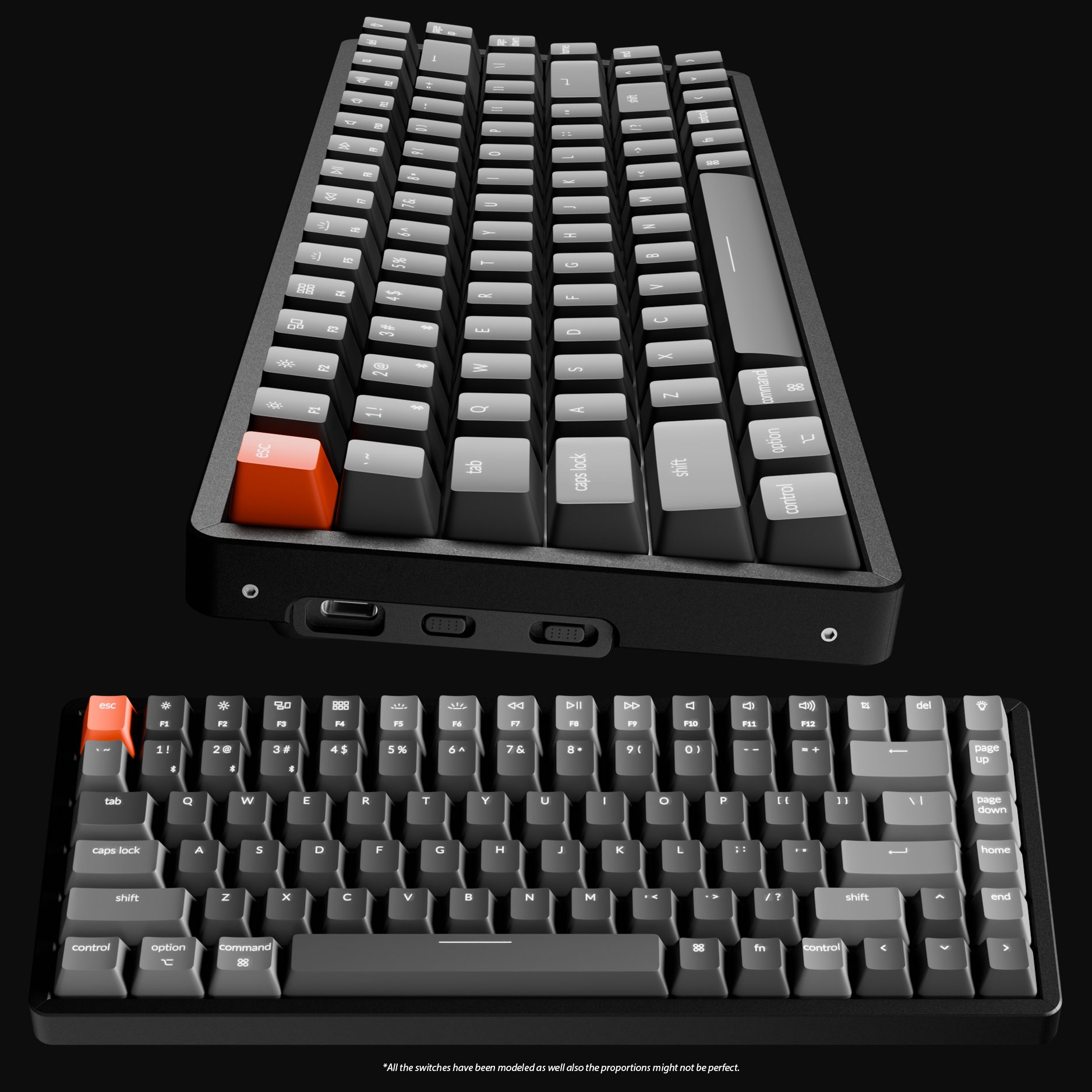 Keychron K2 V2 | Keyboards models | BlenderKit