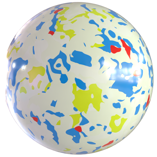 Gob Stopper Candy 01 | FREE 3D food materials | BlenderKit