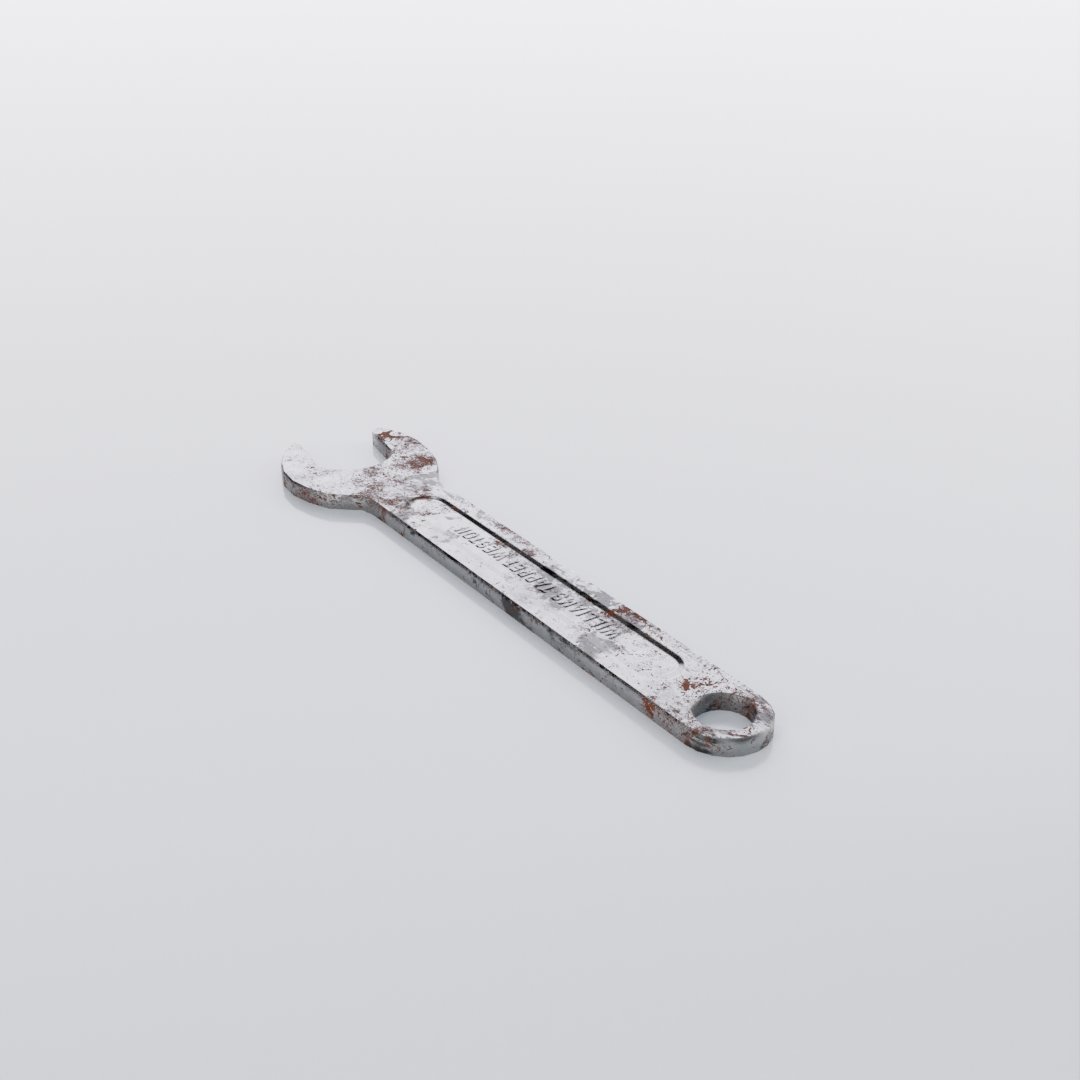 Rusty Wrench | Handtools models | BlenderKit