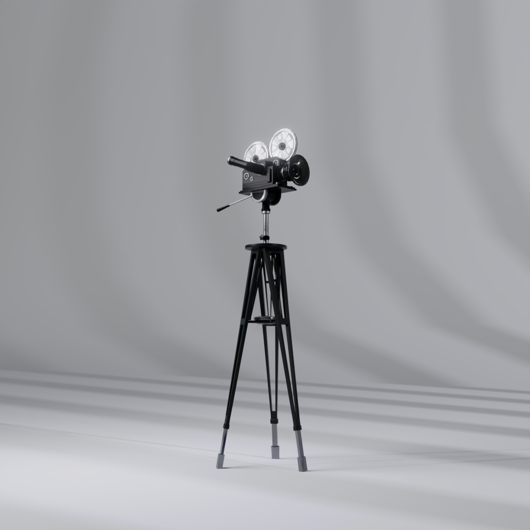 Retro Prop Camera | Photography models | BlenderKit