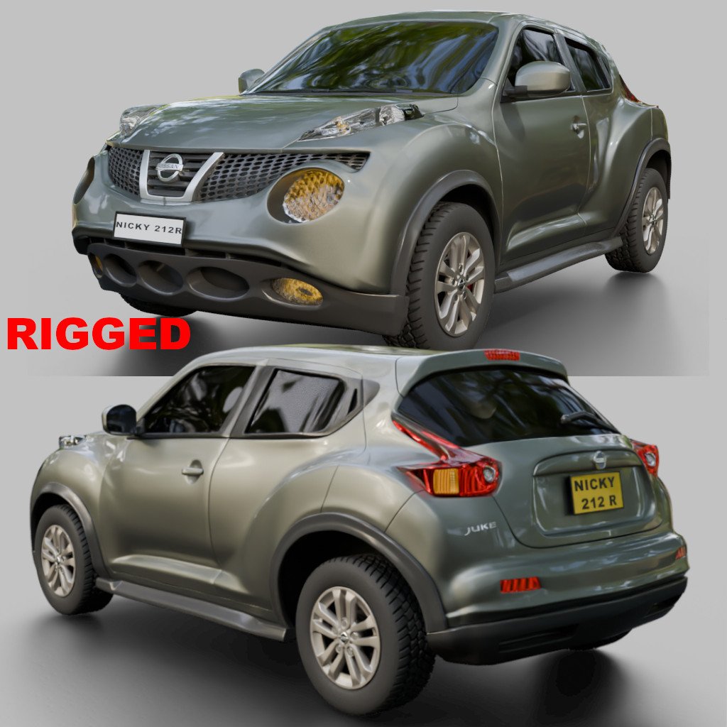 Nissan Juke | Luxury Cars models | BlenderKit