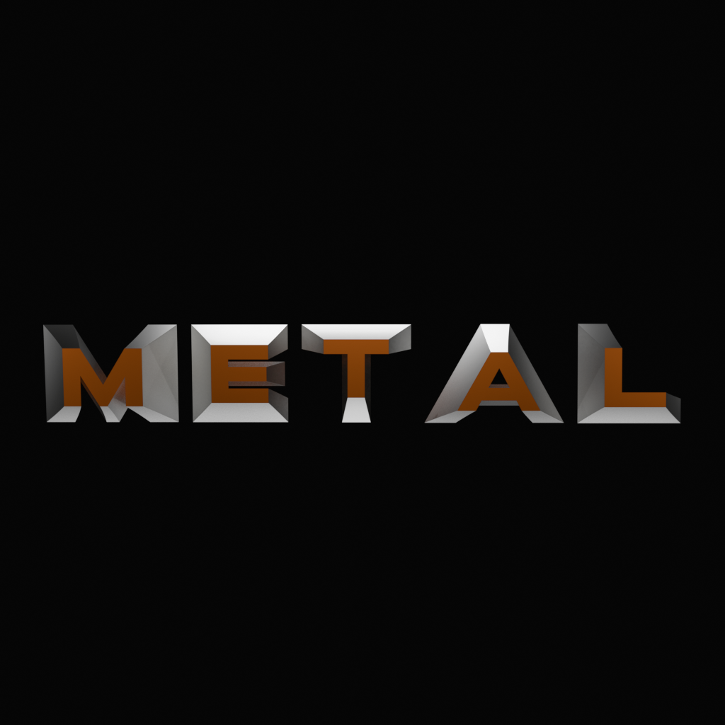 Scale Face Geometry Typography | Typography scenes | BlenderKit