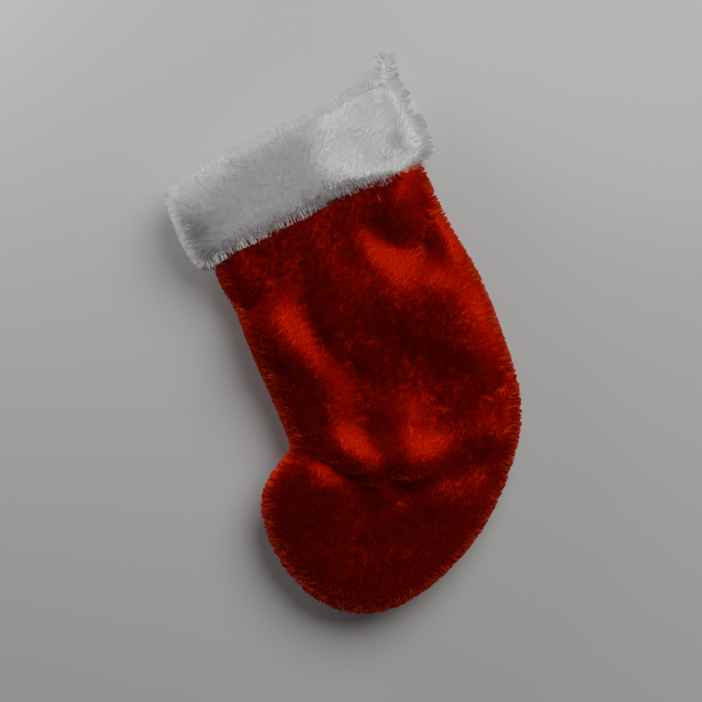 BlenderKit | Download the FREE Christmas Stocking model