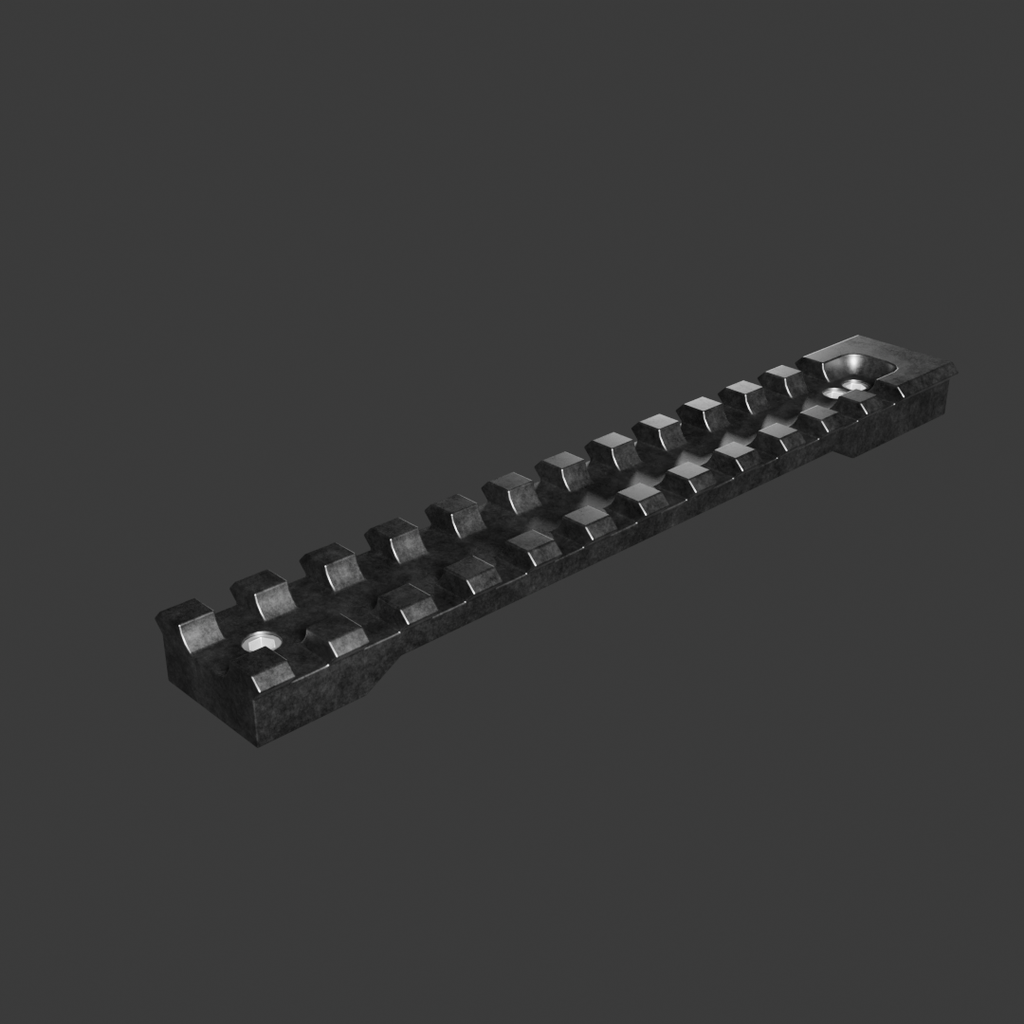 Picatinny rail | FREE Weapons & Armors models | BlenderKit