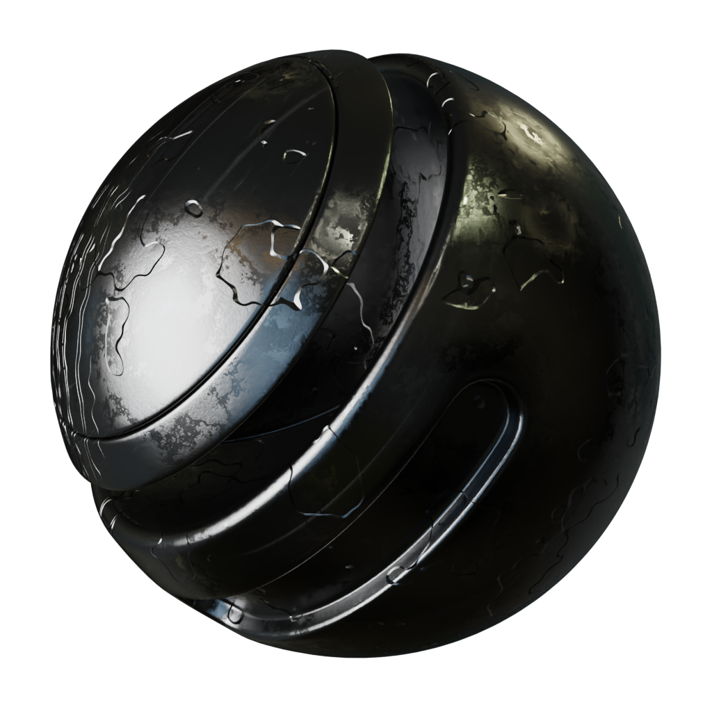 BlenderKit | Download the FREE Broken Iron material