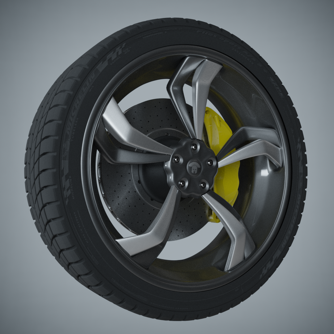 Argos Wheel 5 Spokes PL | FREE models | BlenderKit