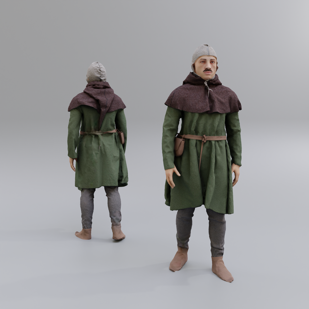 Medieval Archer | Full Human Bodies models | BlenderKit