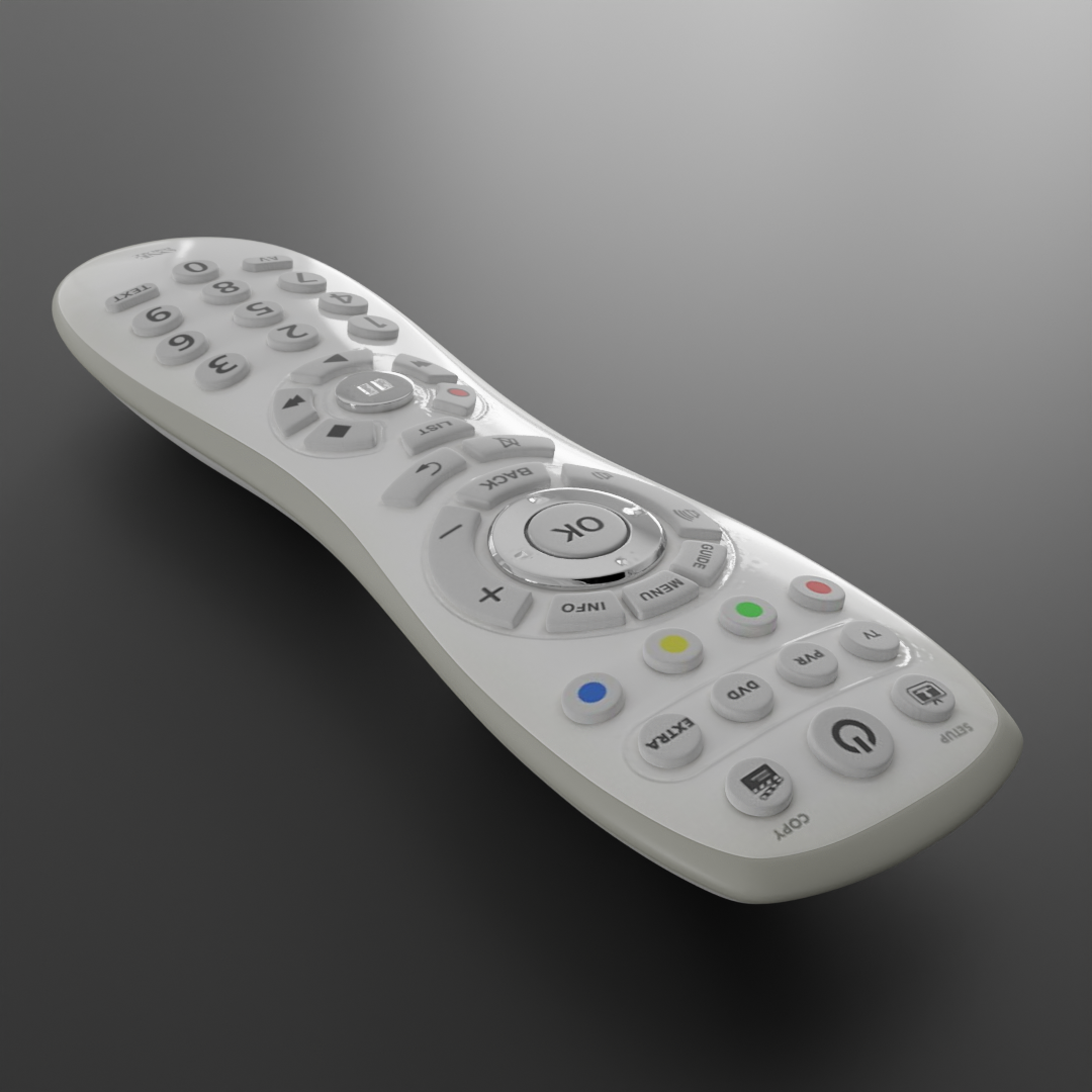 Universal Remote Control | FREE Miscellaneous models | BlenderKit
