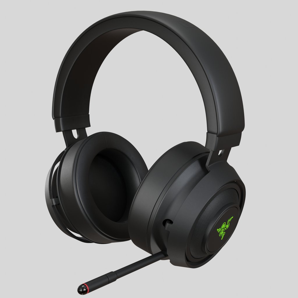 Razer kraken headset gaming | FREE Audio Devices models | BlenderKit