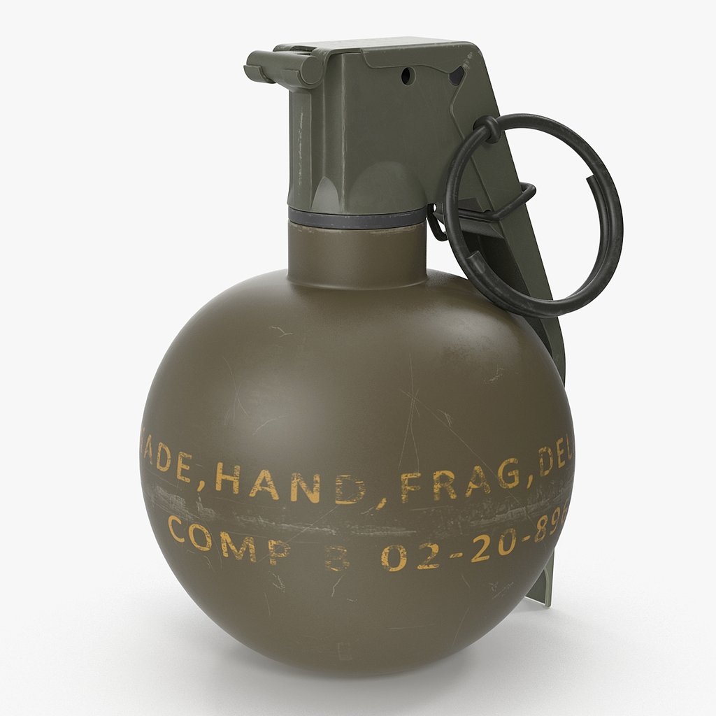 BlenderKit | Download the M67 Hand Grenade model
