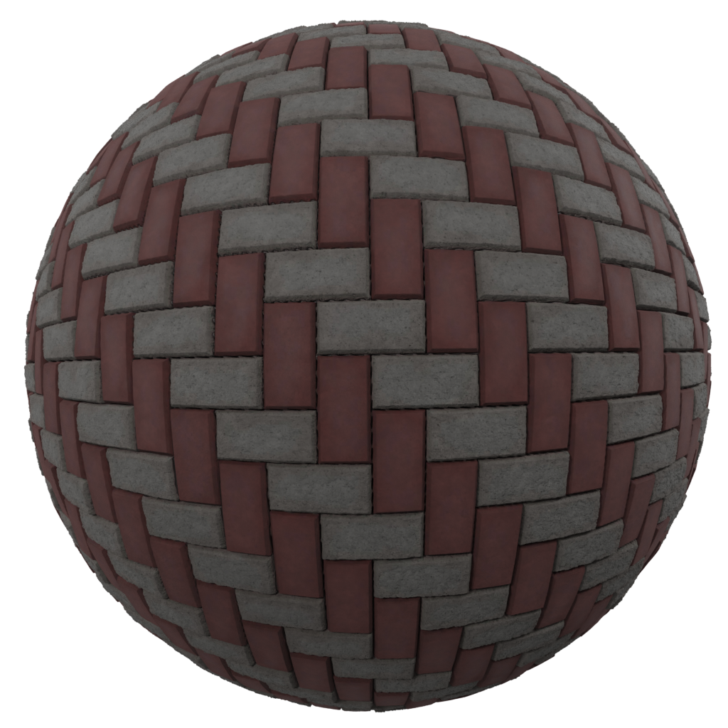 Foot path briks | FREE bricks materials | BlenderKit