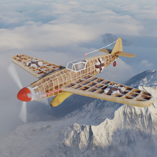 Luftwaffle | Airplane models | BlenderKit