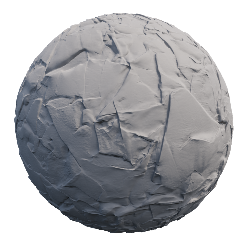 Crumpled Paper | FREE paper materials | BlenderKit