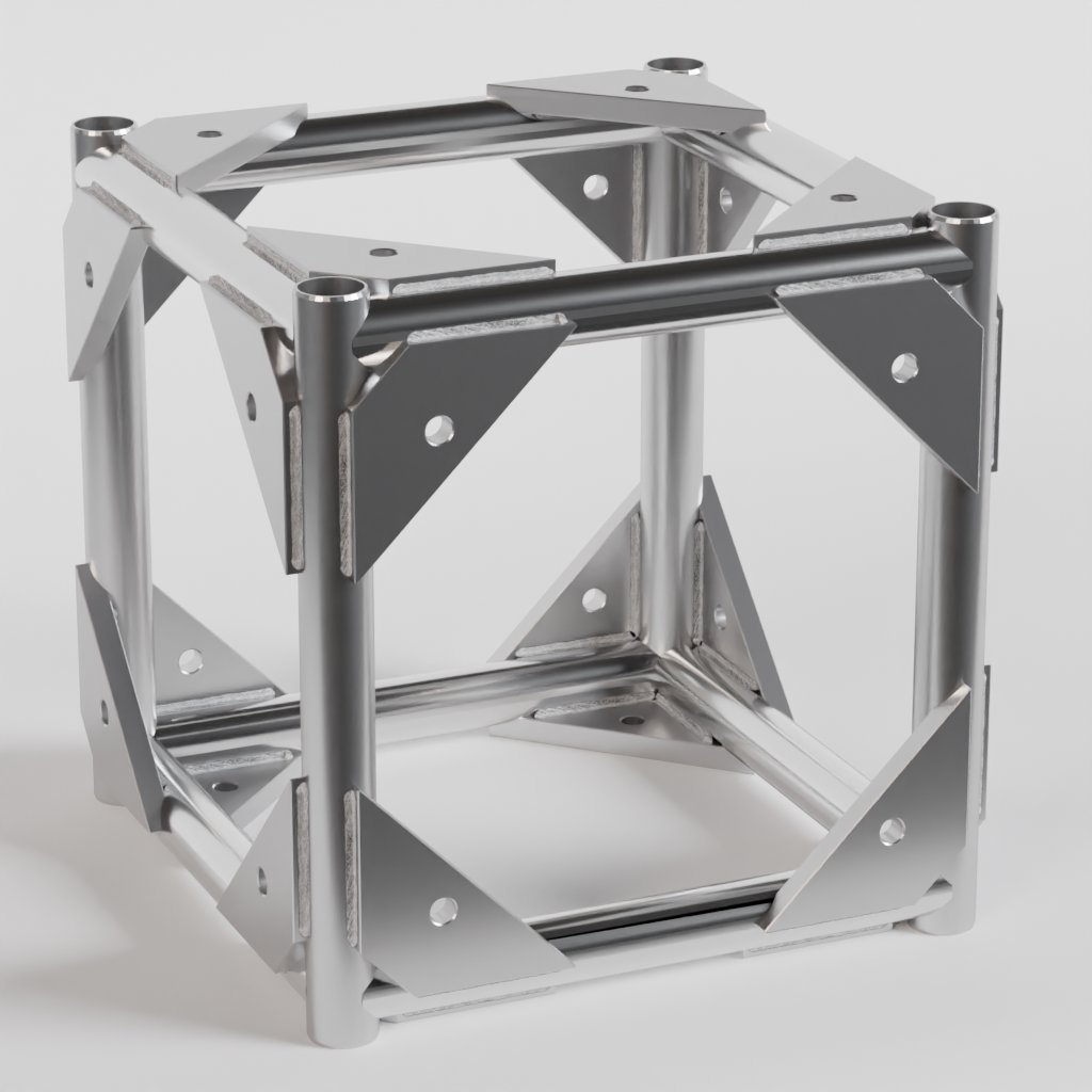 CornerBlock 6Way 20.5'' | FREE Industrial Equipment models | BlenderKit