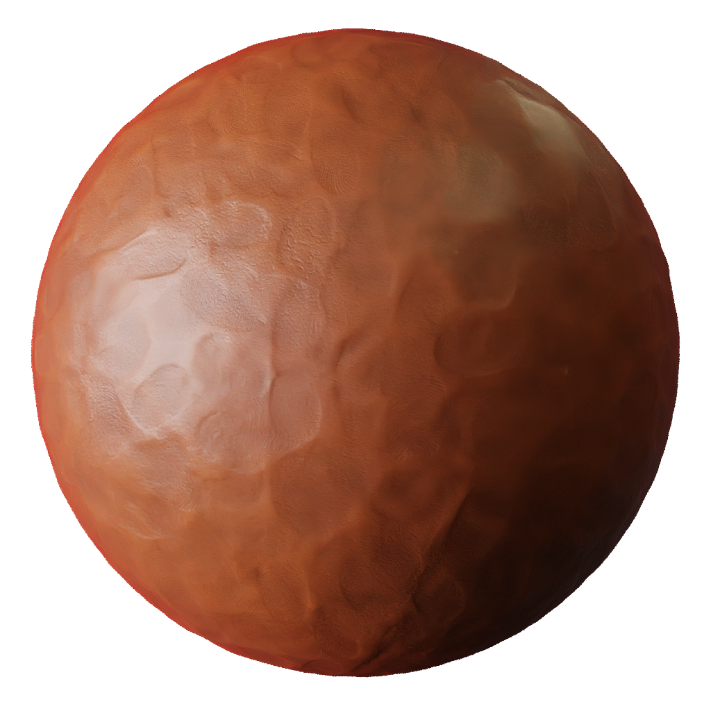 Modelling Clay - Brown | FREE plastic materials | BlenderKit