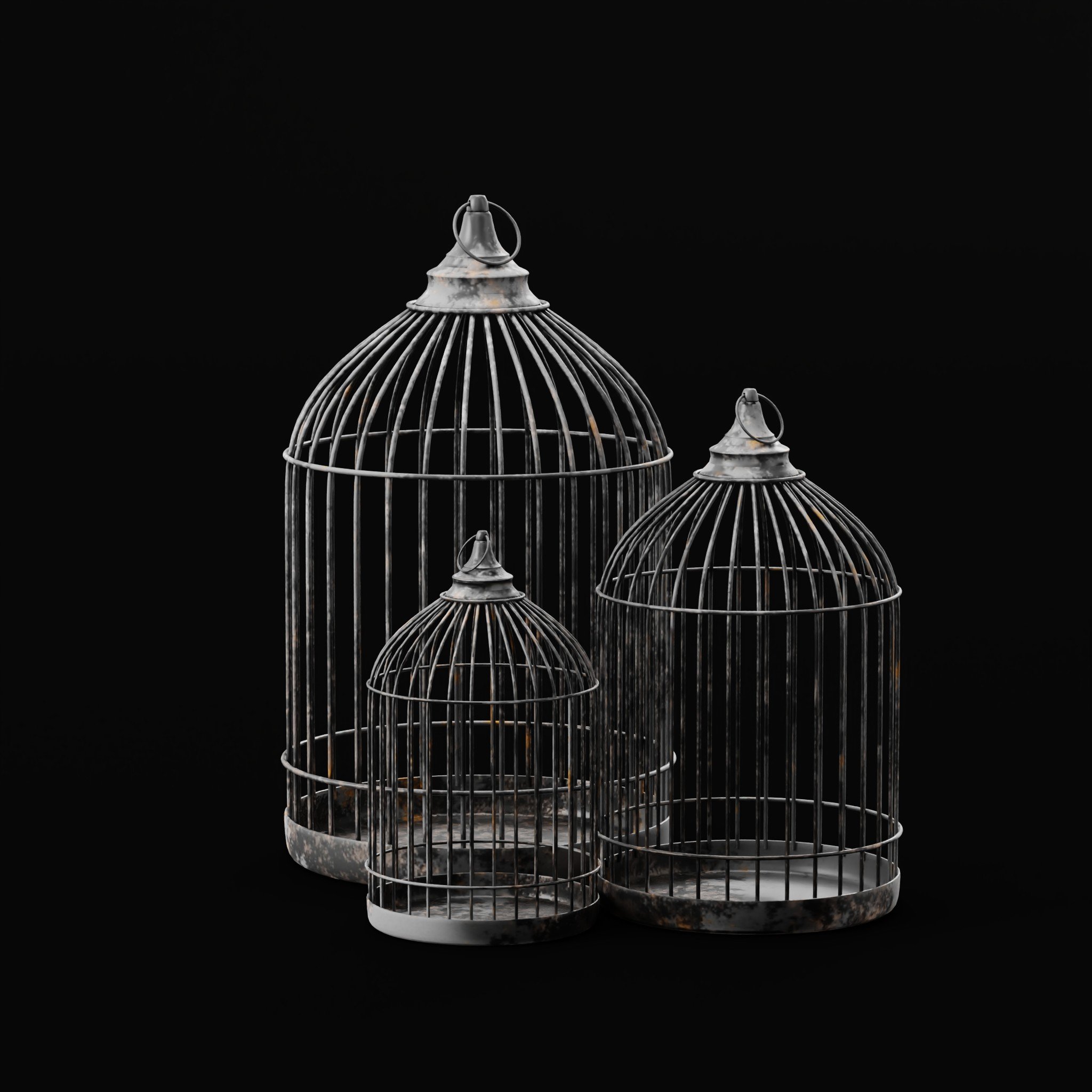 Old Cage Decor Accessories | Miscellaneous models | BlenderKit