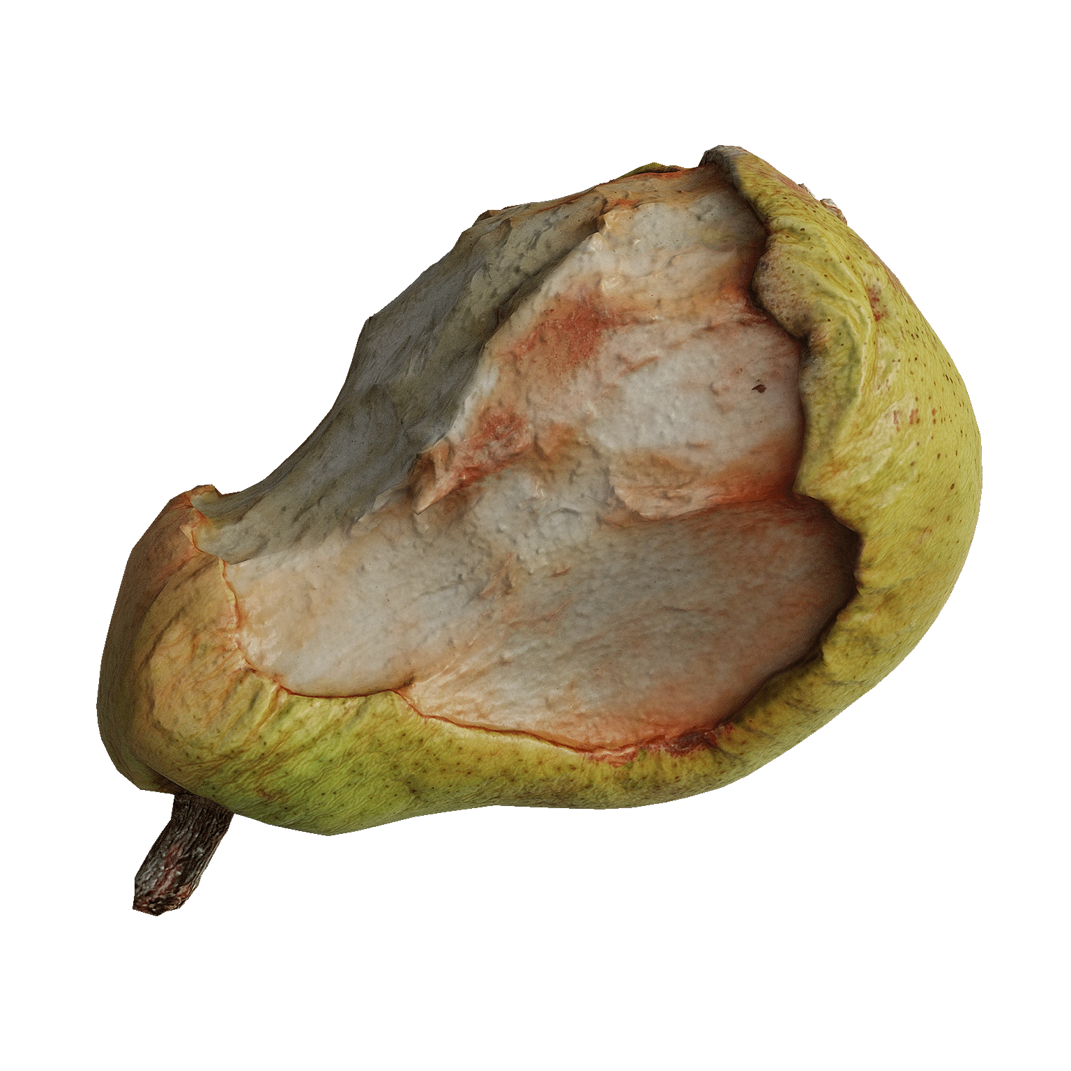 A bitten pear scan | FREE Fruit & Vegetables models | BlenderKit