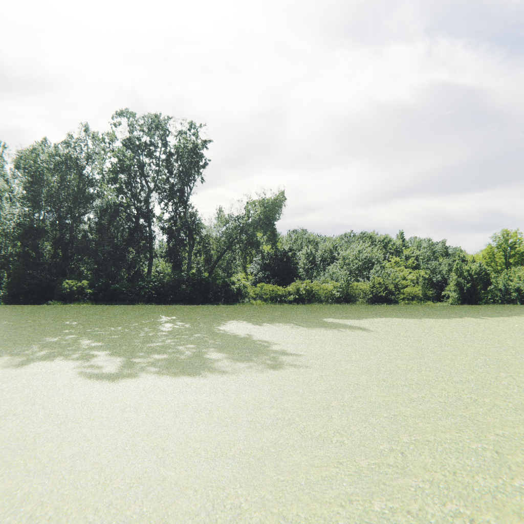 Greenleaf Treeline Backdrop 006 | FREE Trees models | Blendkit