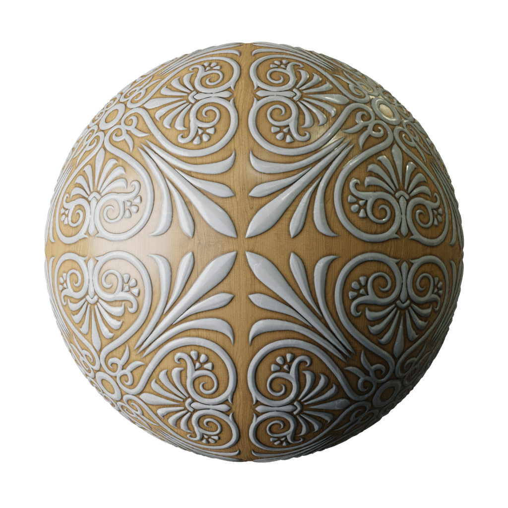 Flourish Ornament 3 | FREE ornaments materials | BlenderKit