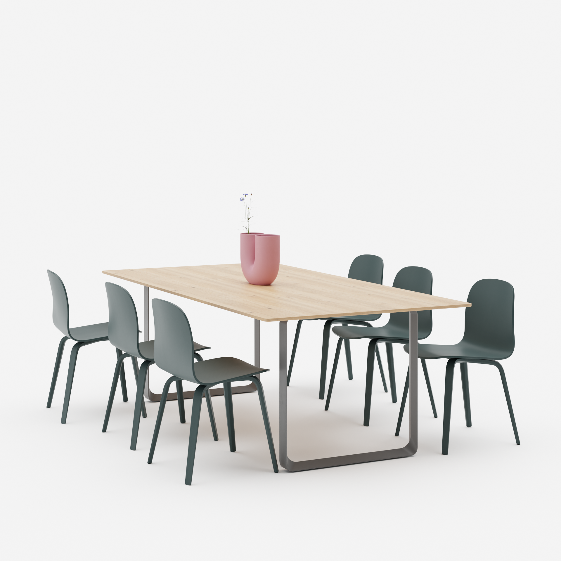 Table & Chair Muuto | Tables models | BlenderKit