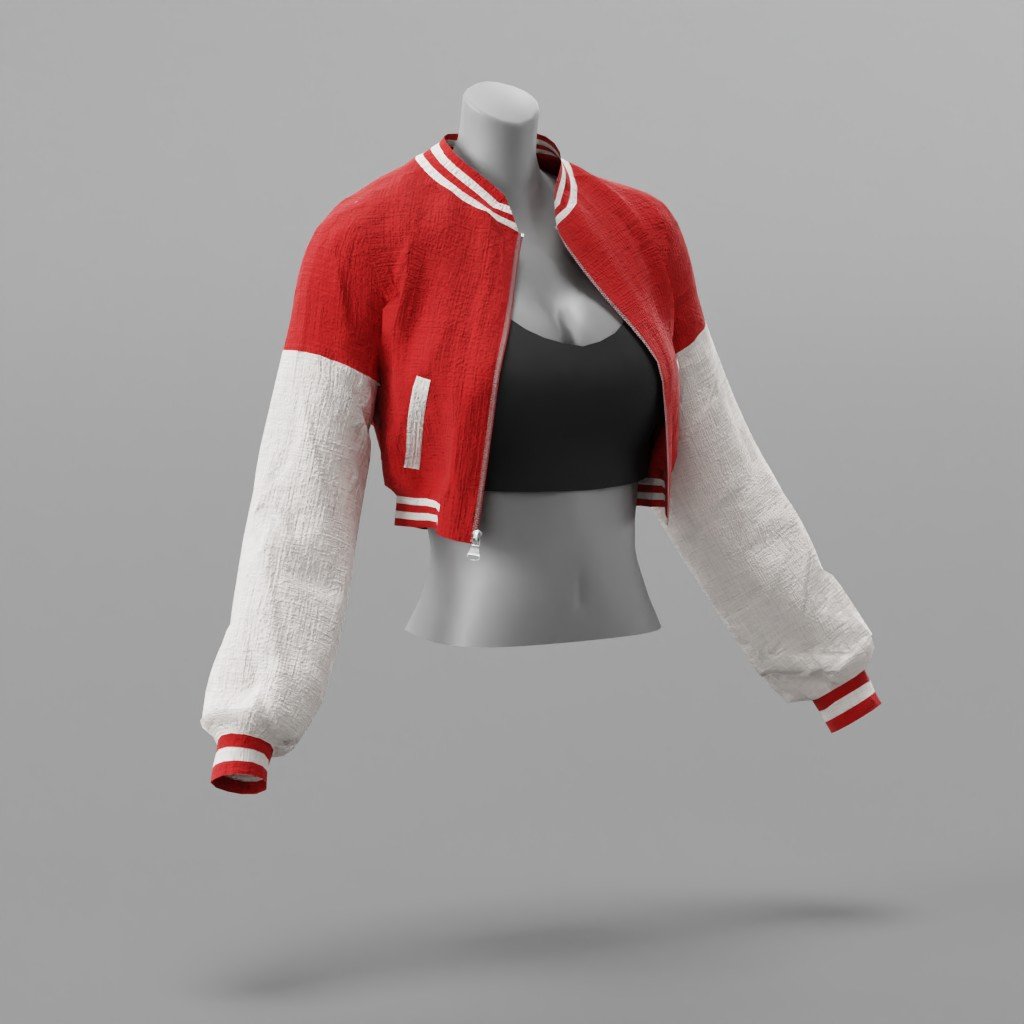 Jacket | Women Clothing models | BlenderKit