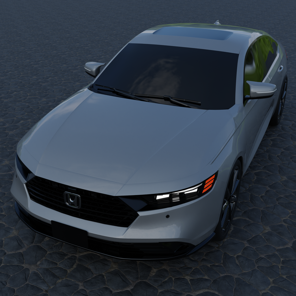 Honda Accord(Rigged) | Luxury Cars models | BlenderKit