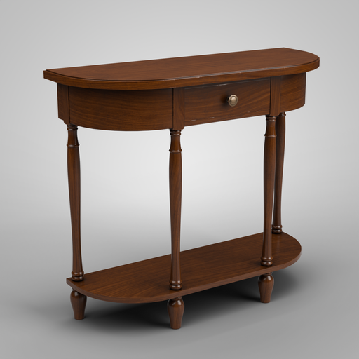 Curved Side Table | Tables models | BlenderKit