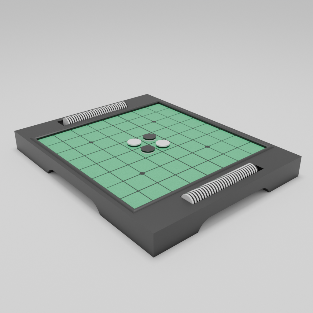 Classic Othello Game | FREE Miscellaneous models | BlenderKit