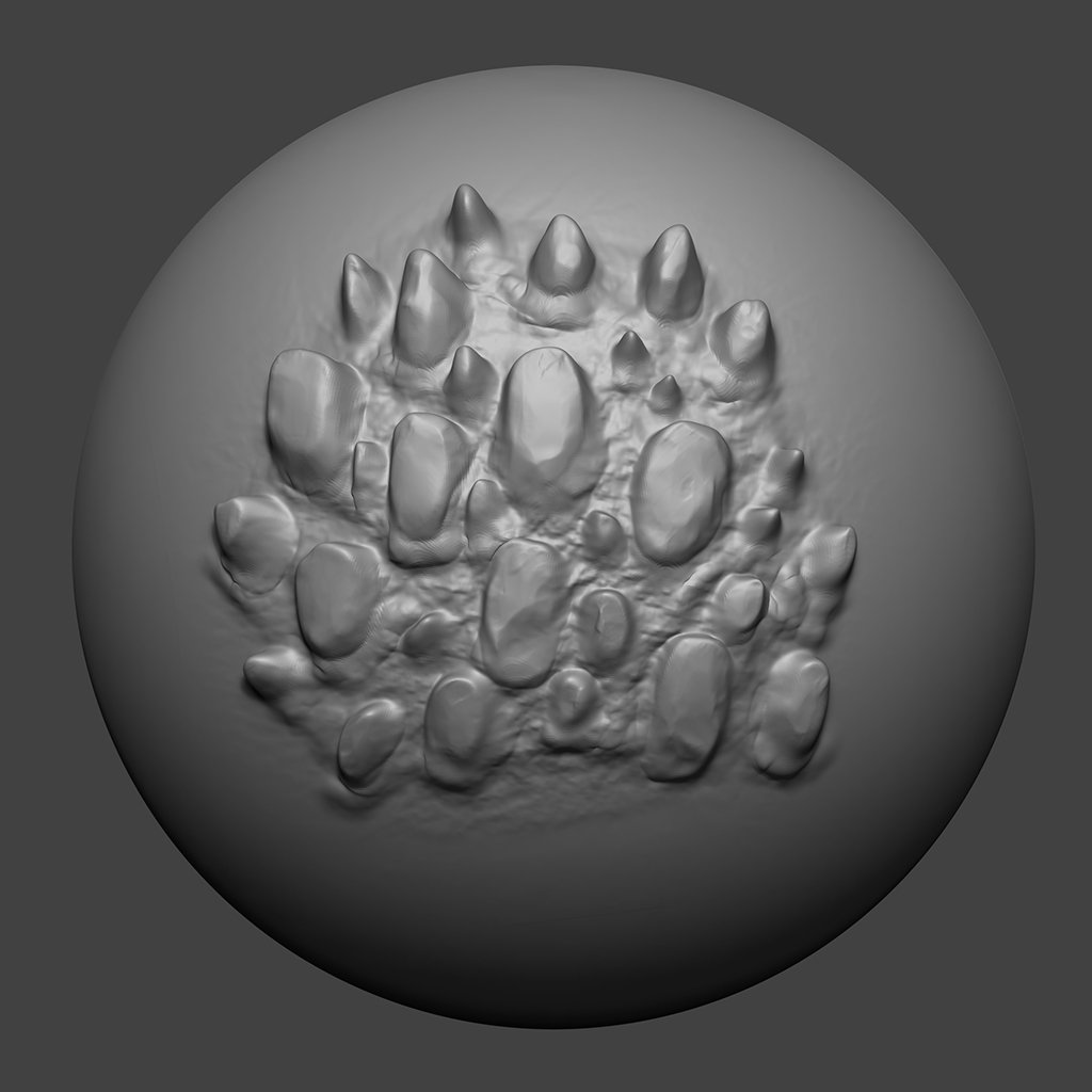 NS Scales01 | Scales brushes | BlenderKit